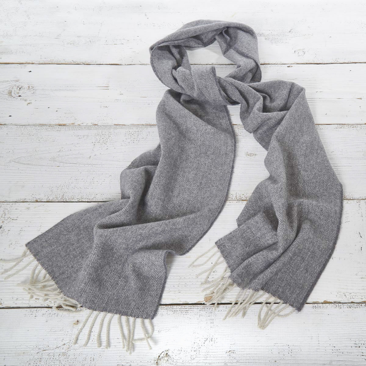 Extra Long Scarf - Mid Grey | Tolly McRae Limited